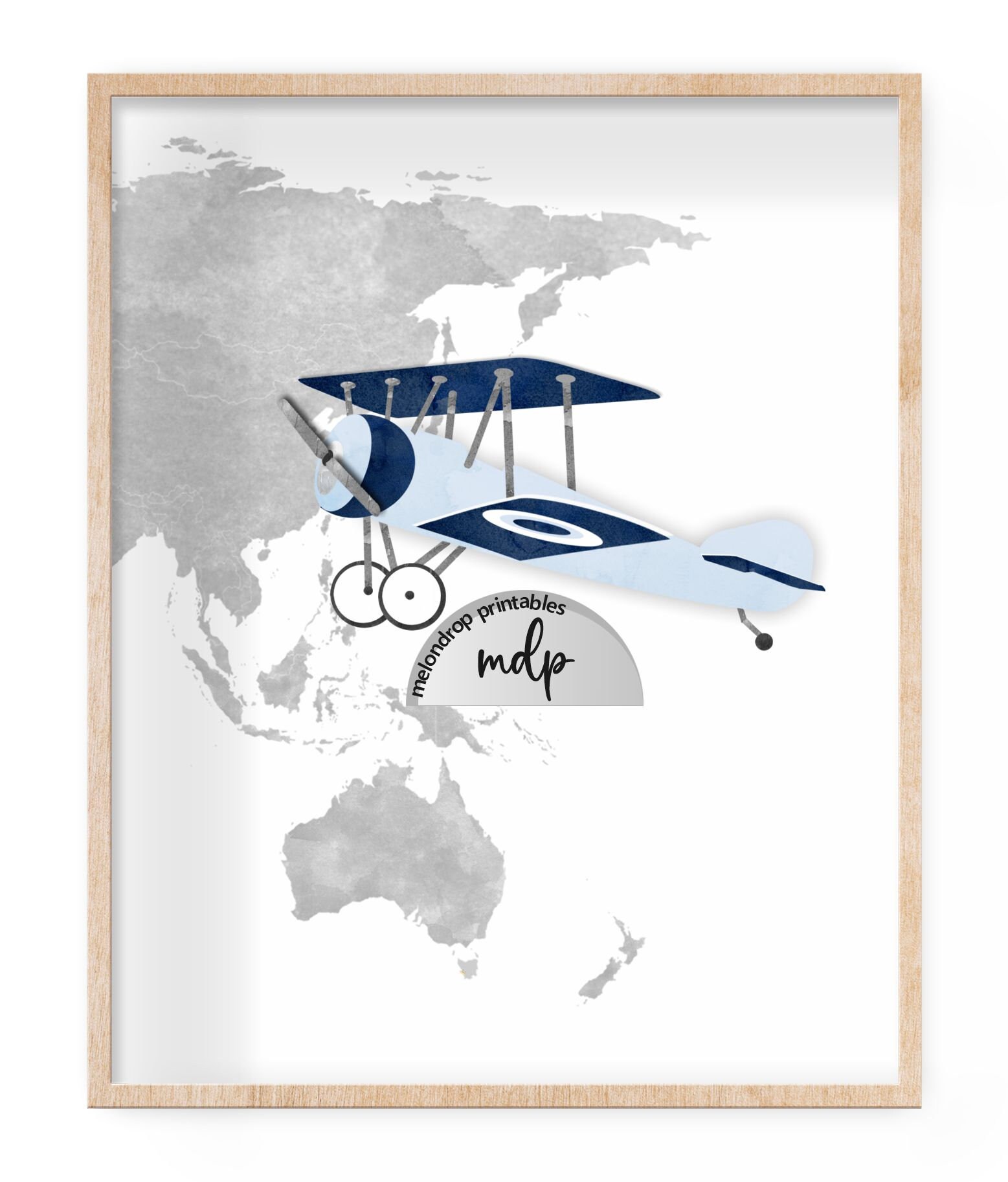Airplane Wall Art Airplane Nursery Decor Printable Nursery Decor ...