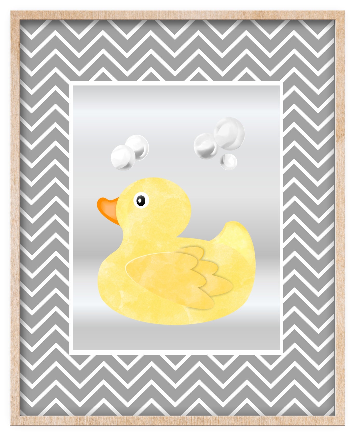 Bathroom Printable Signs Kids Rubber Duck Bath Art Print Rubber Ducky ...