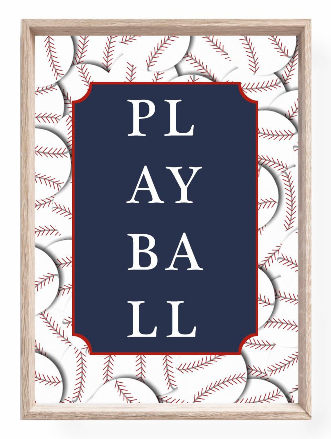Printable Baseball Nursery Wall Art Boy Sports Room Decor Baseball ...