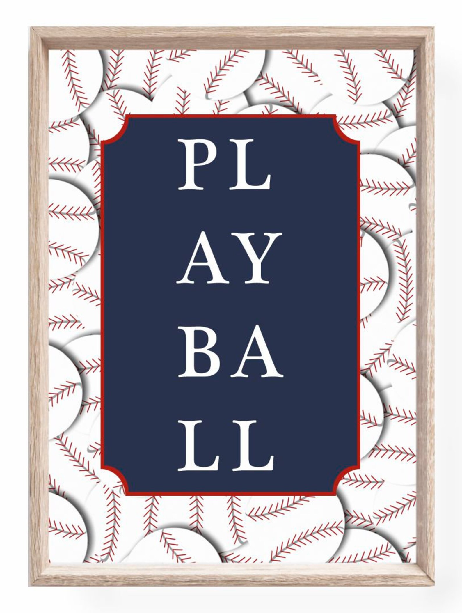 Printable Baseball Nursery Wall Art Boy Sports Room Decor Baseball ...
