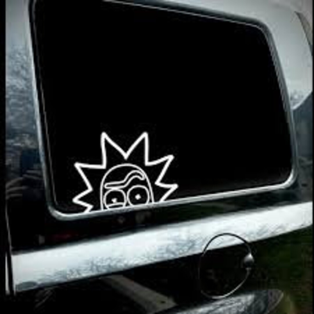 Rick Car Decal Vinyl Sticker Rick and Morty - Etsy