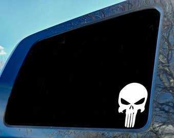 Punisher Skull Car Bonnet Side Sticker Van Vinyl Graphic Decal Sign ...
