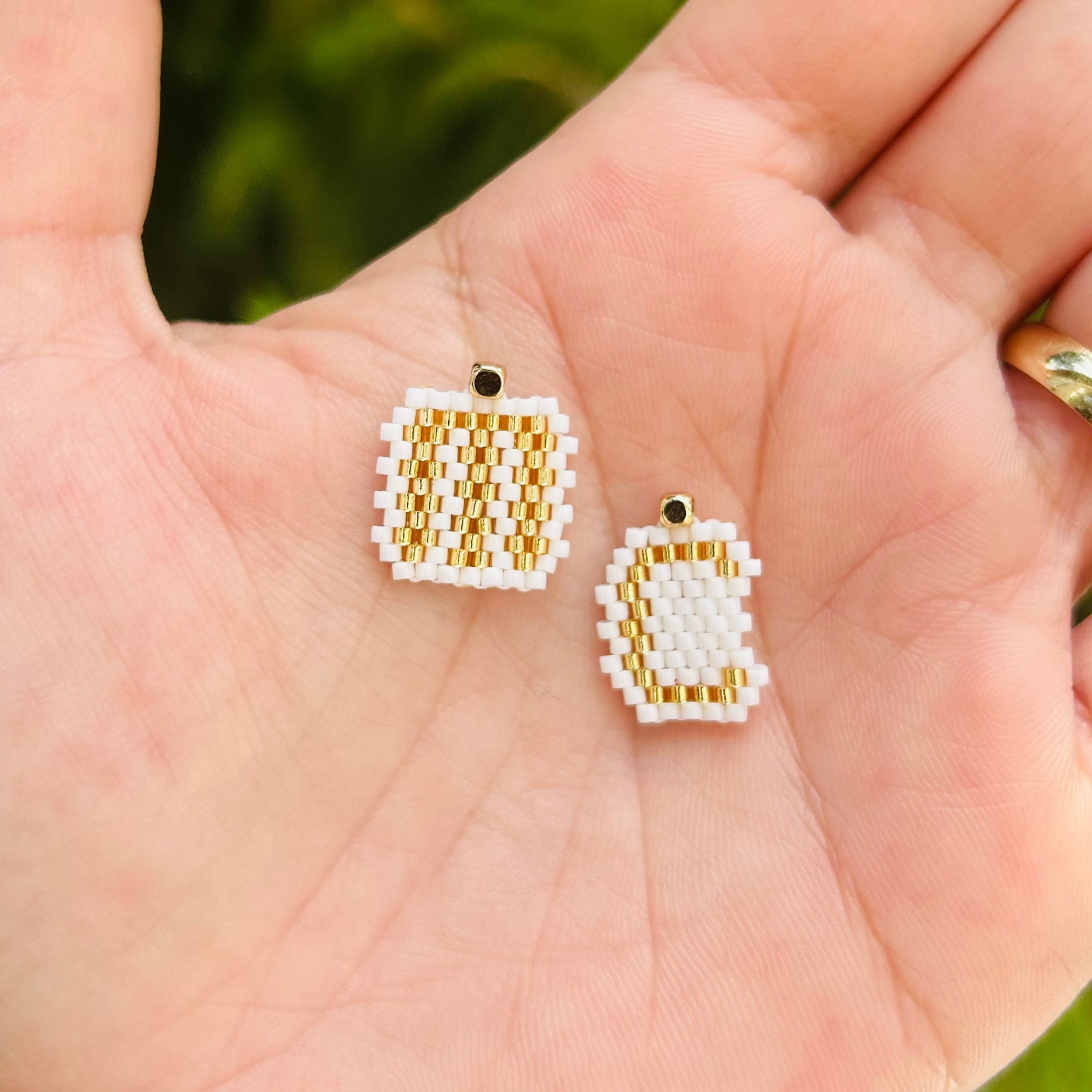 Miyuki Beaded Alphabet Pattern, Beaded Alphabet Pattern, Miyuki Beaded ...