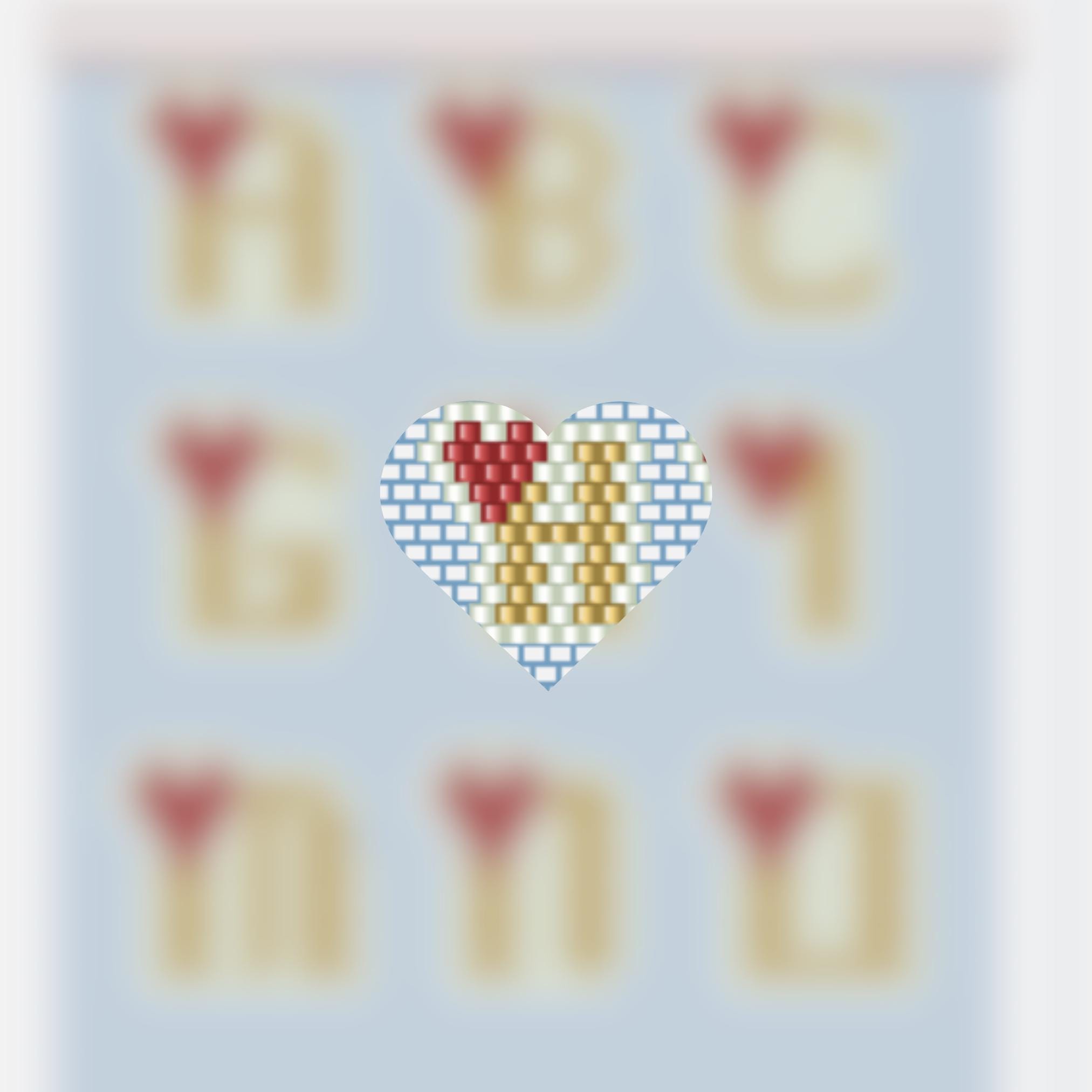 Love Alphabet Bead Pattern - Peyote or Brick Stitch DIY Tutorial ...