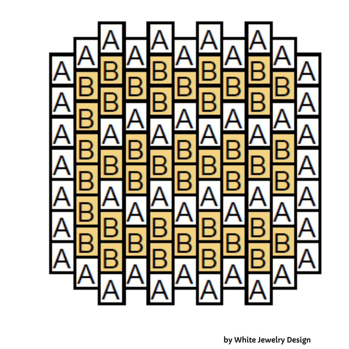 Miyuki Beaded Alphabet Pattern, Peyote Stitch (digital Download) - Etsy