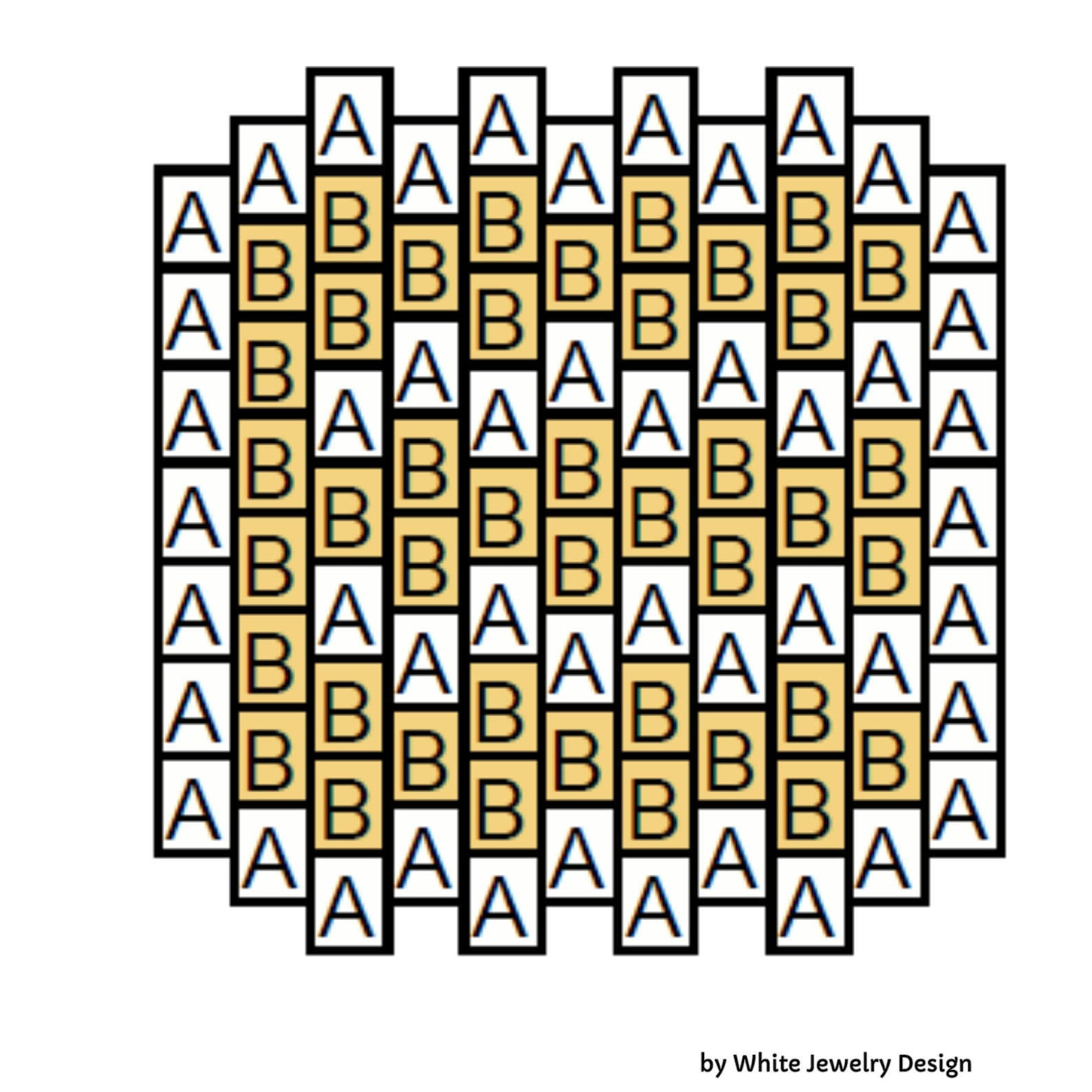 Miyuki Beaded Alphabet Pattern, Peyote Stitch (digital Download) - Etsy