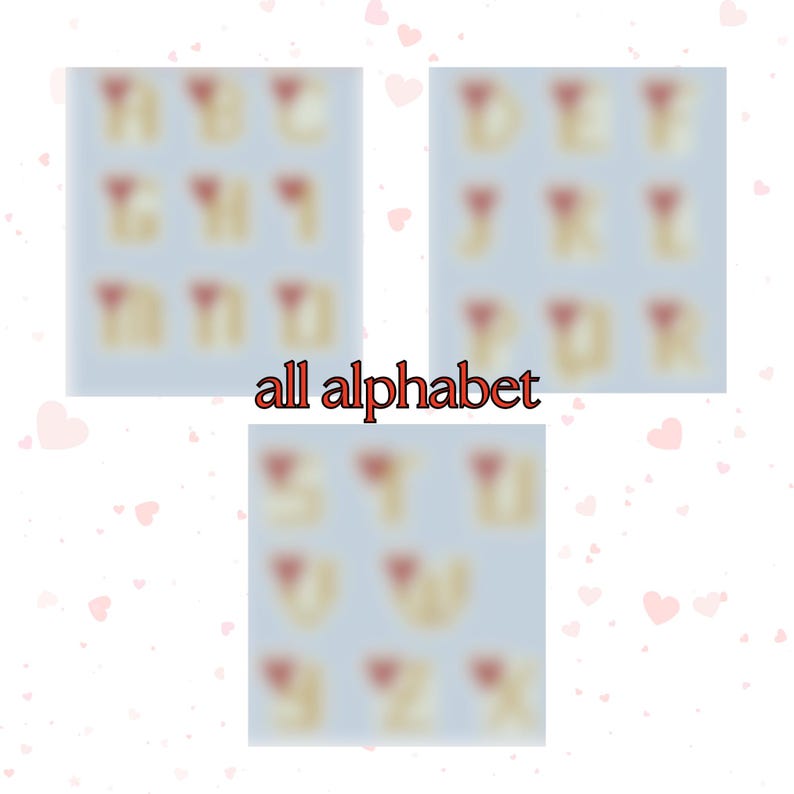 Love Alphabet Bead Pattern - Peyote or Brick Stitch DIY Tutorial ...