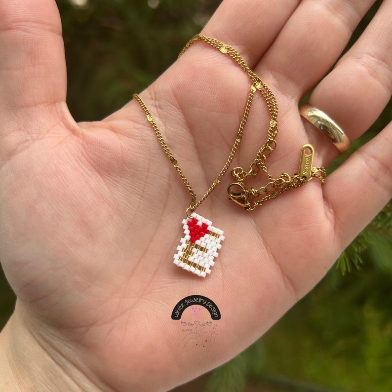 Love Alphabet Bead Pattern - Peyote or Brick Stitch DIY Tutorial ...