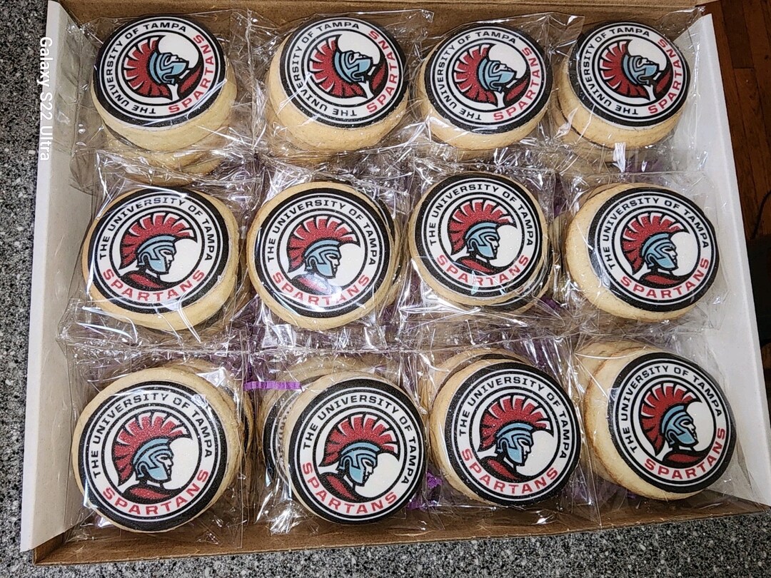 Custom Collegiate/logo Cookies - Etsy