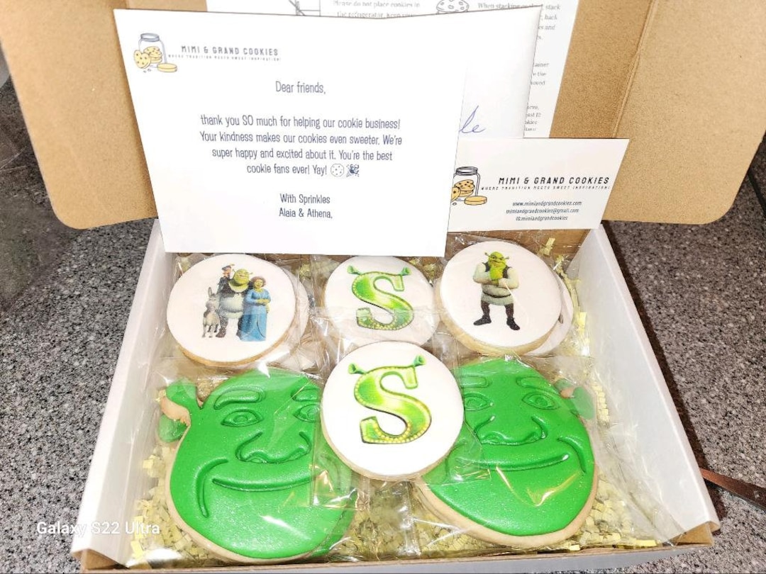 Shrek Cookie Box - Etsy