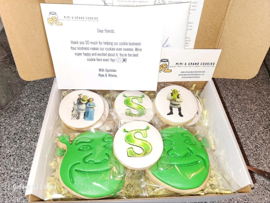 Shrek Cookie Box - Etsy