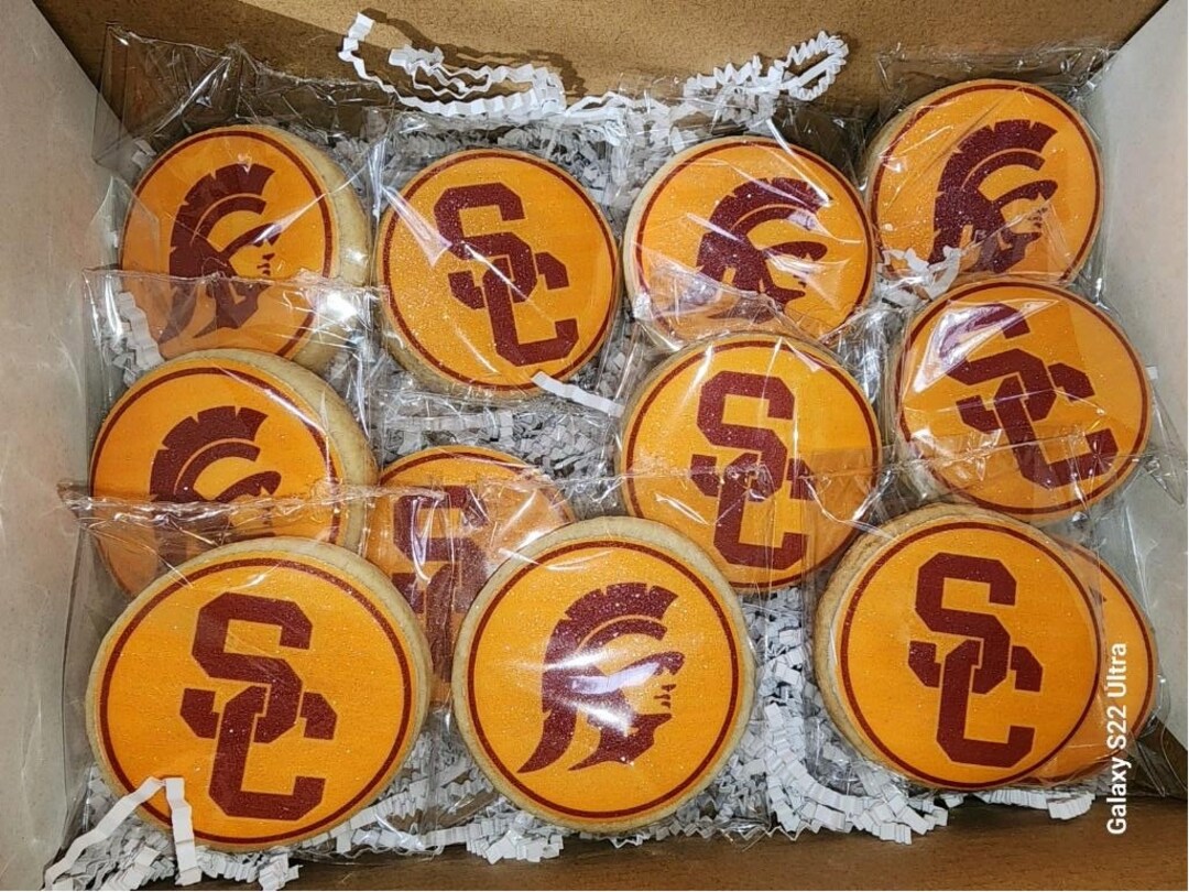 Custom Collegiate/logo Cookies - Etsy