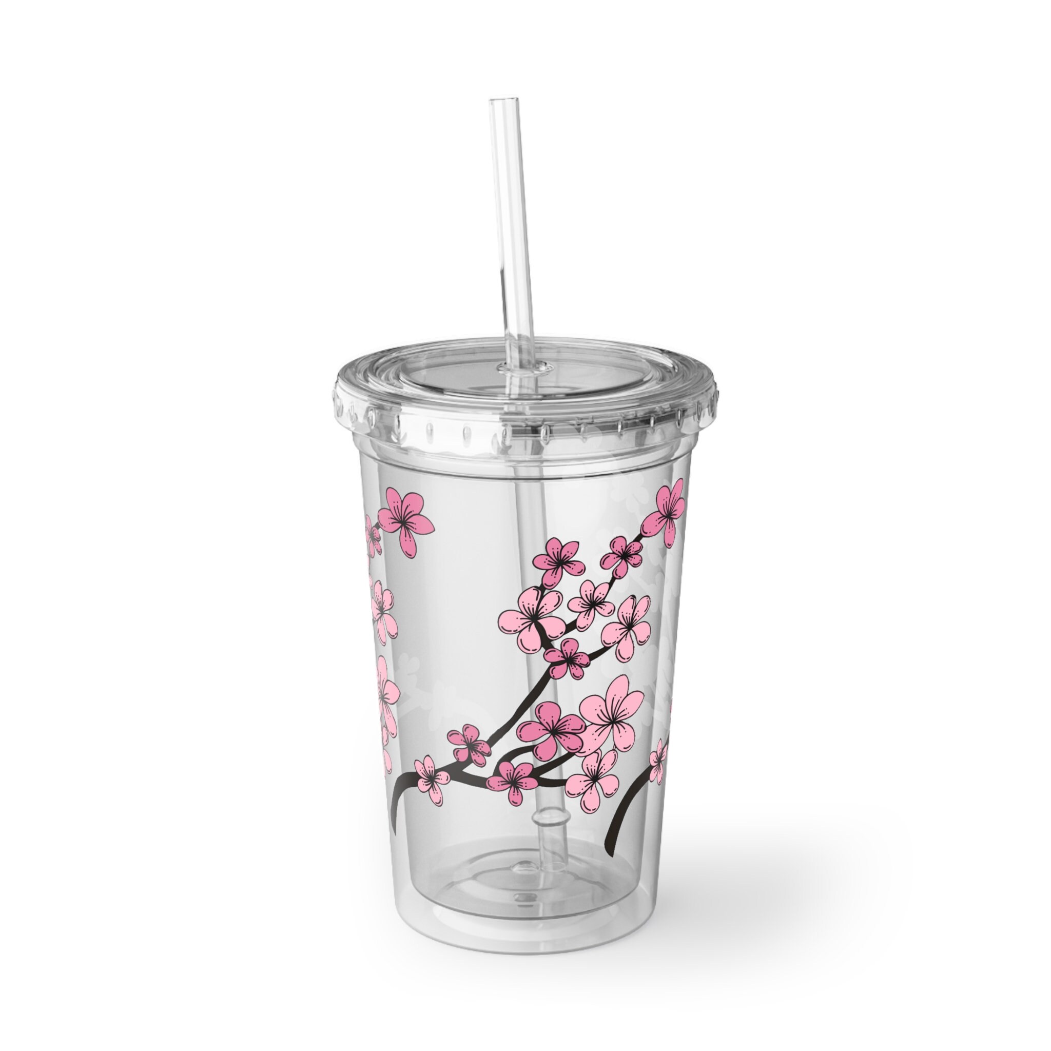 Flower Acrylic Cup - Etsy