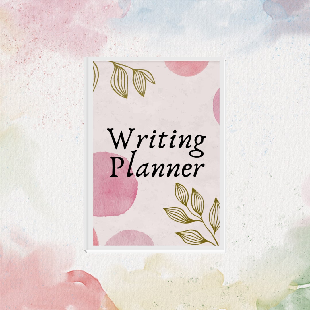 Printable Writing Planner and Tracker - Etsy
