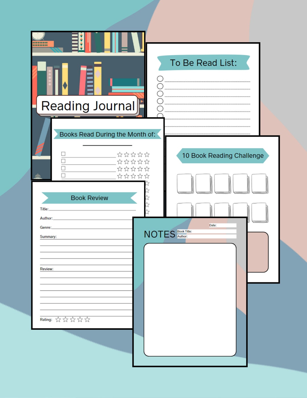 Guided Reading Journal Printable - Etsy UK