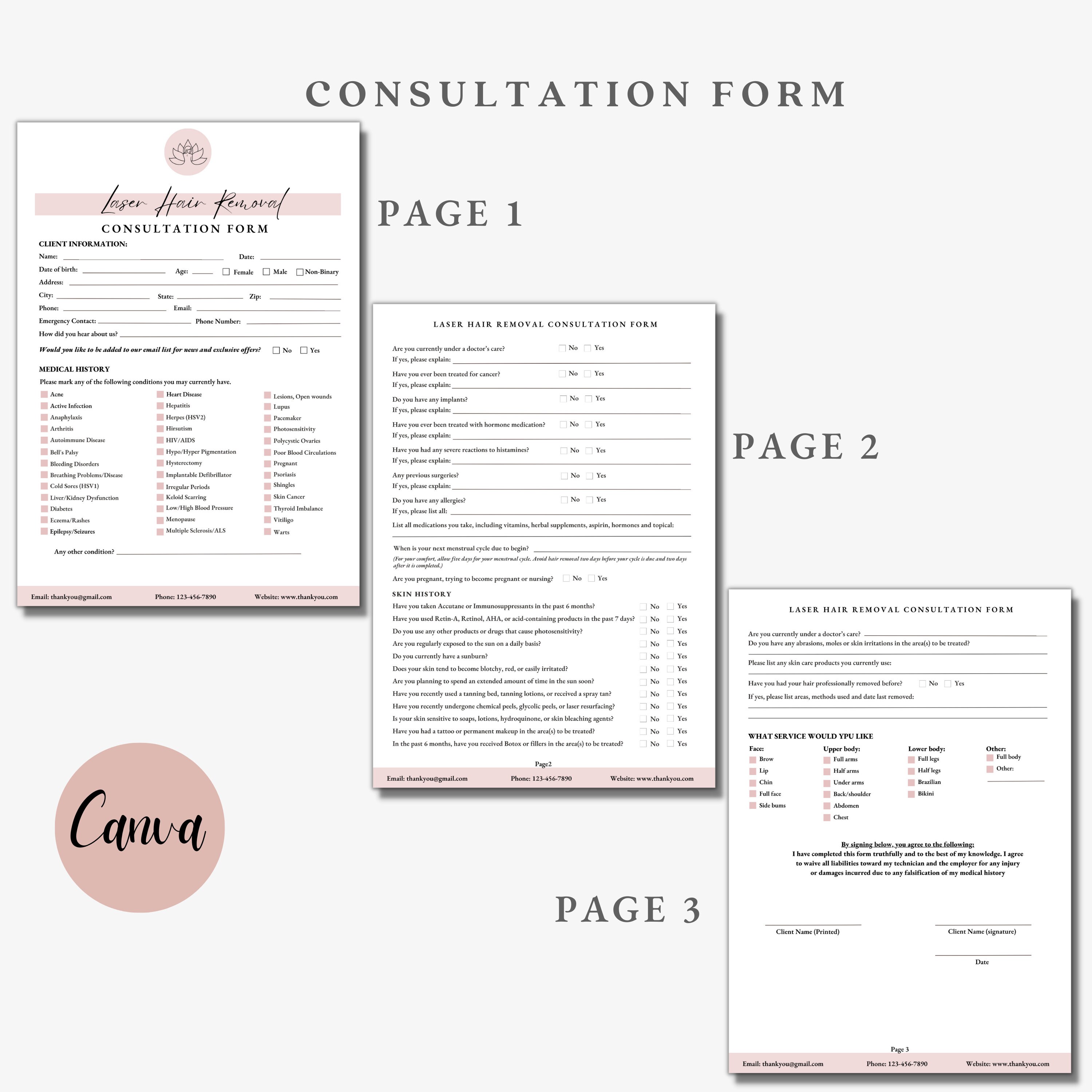 Laser Consultation, Laser Hair Reduction, Fitzpatrick Scale, Laser Hair ...