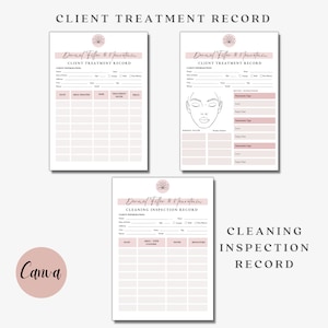 Dermal Filler, Botox, Botulin Toxin, Consultation Forms, Consent Form ...