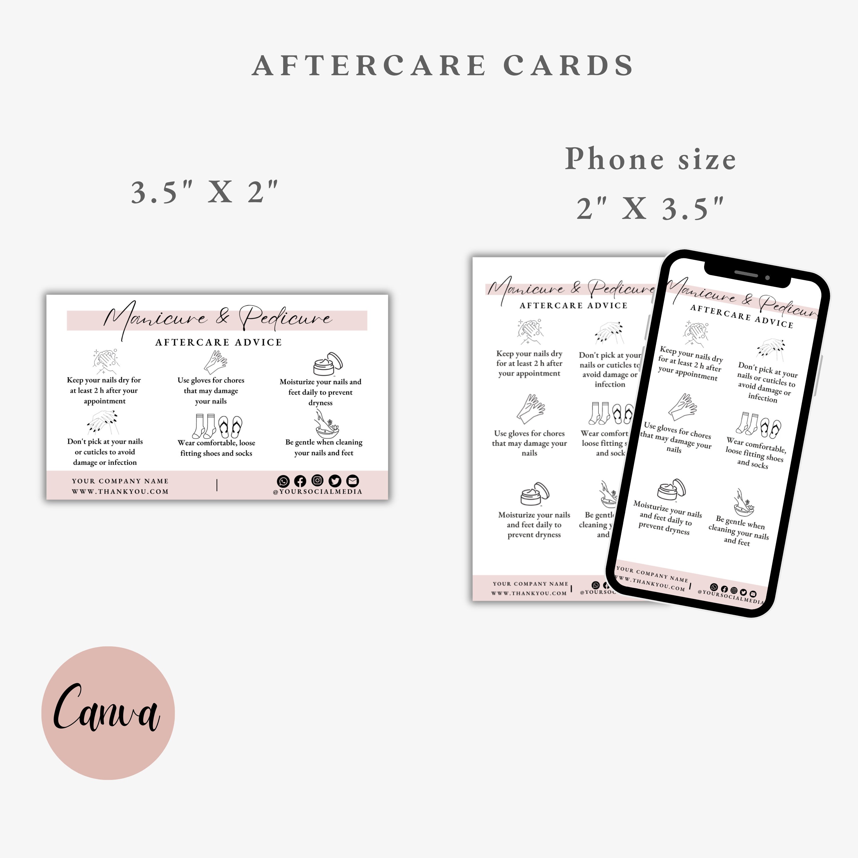 Nail Consent Form, Nail Consultation, Pedicure Forms, Nail Aftercare ...