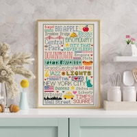 Times Square Subway Cross Stitch Pattern - Etsy