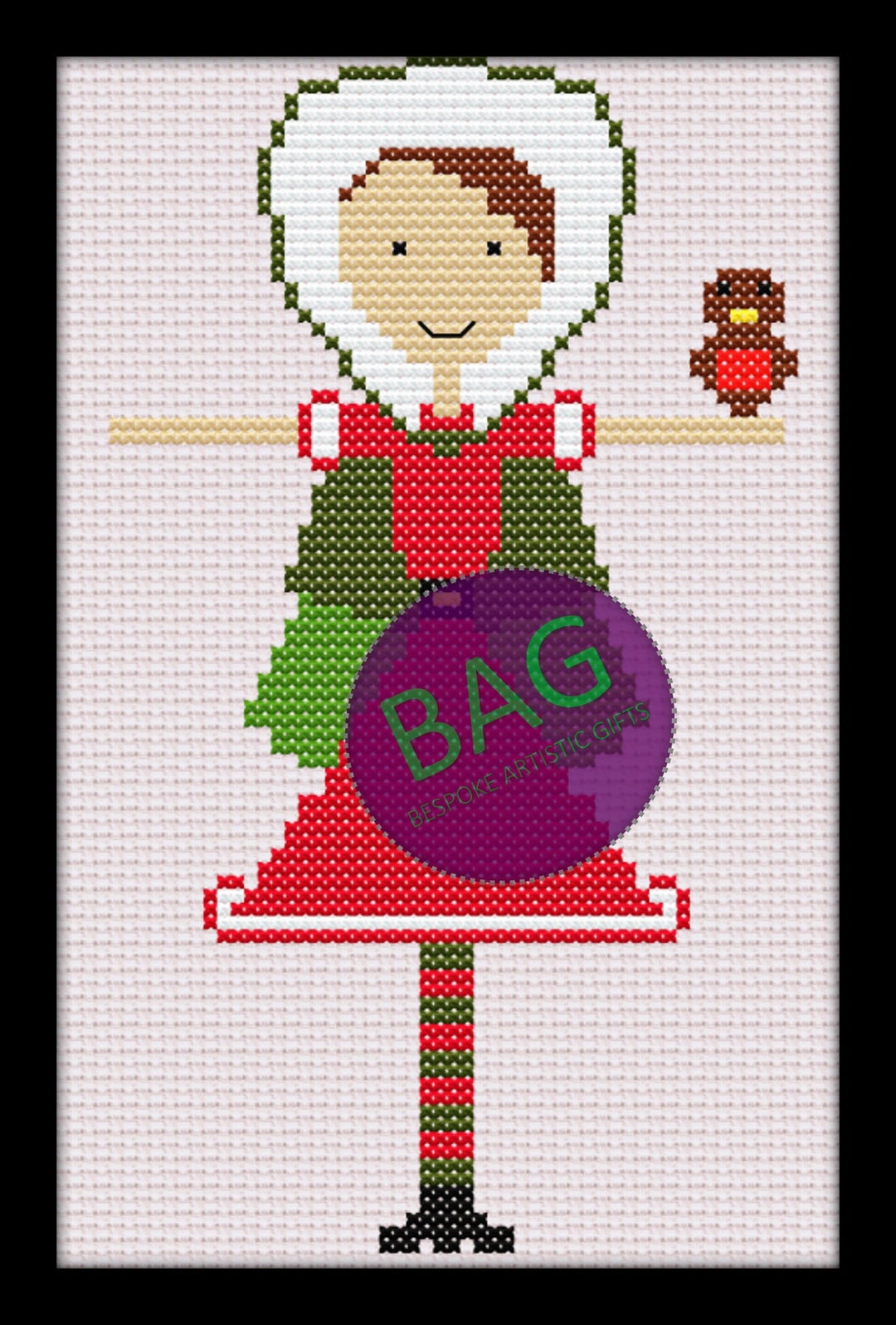 Freya Grace the Mother Christmas Cross Stitch Pattern - Etsy
