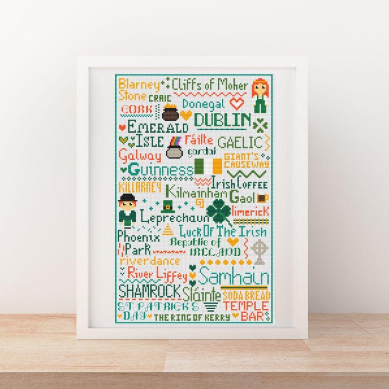 Irish Word Art - Etsy