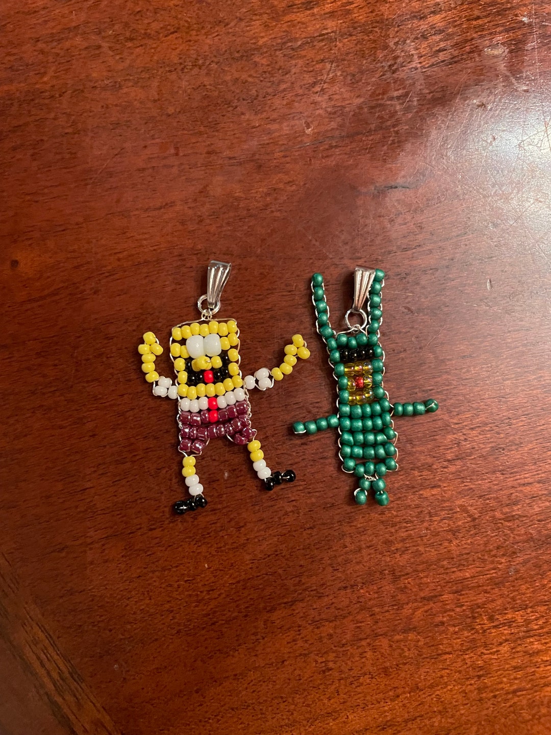 Spongebob Inspired Bead Necklace and Earrings - Etsy