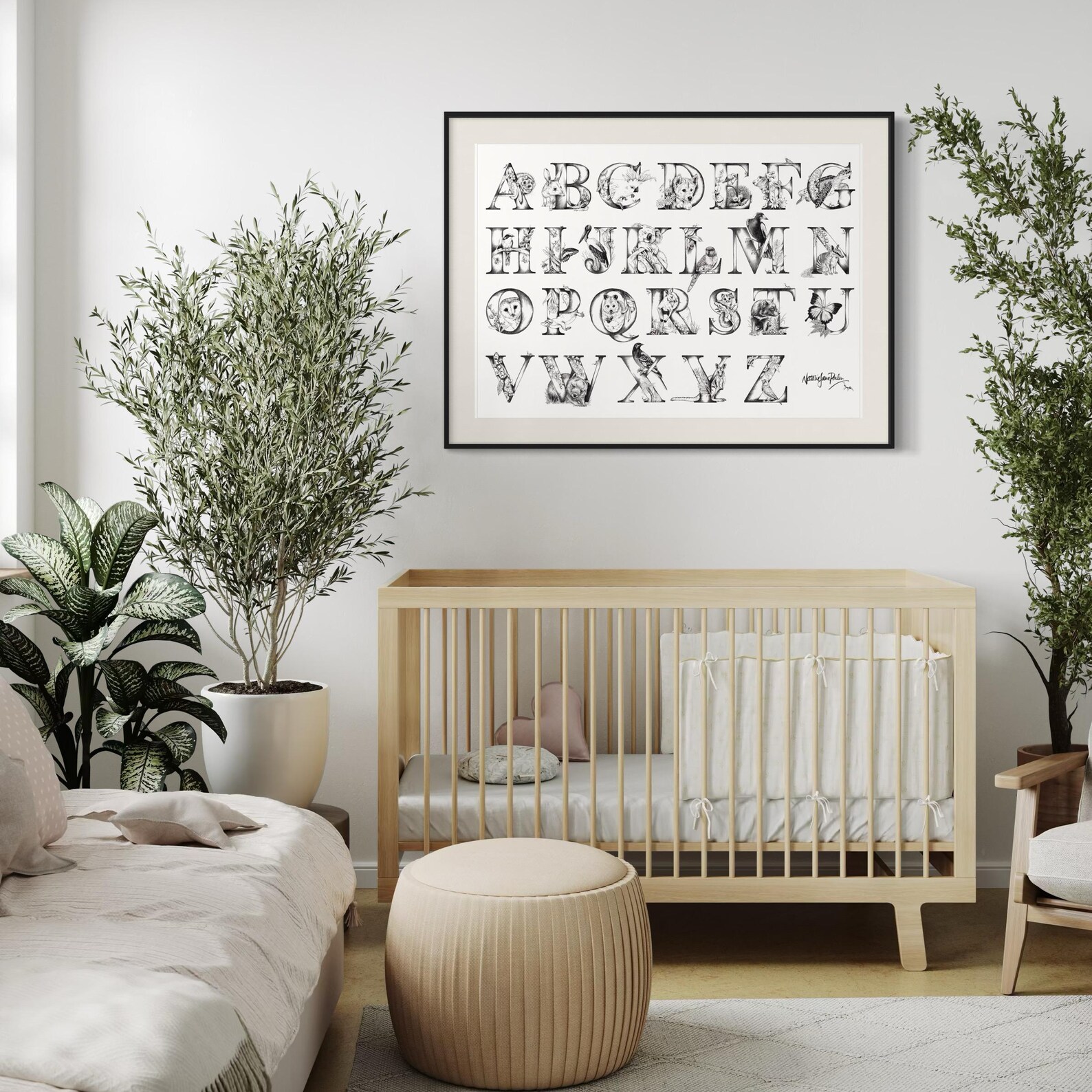 Australian Animal Alphabet Poster | Nursery Art Decor | Wildlife ABC ...