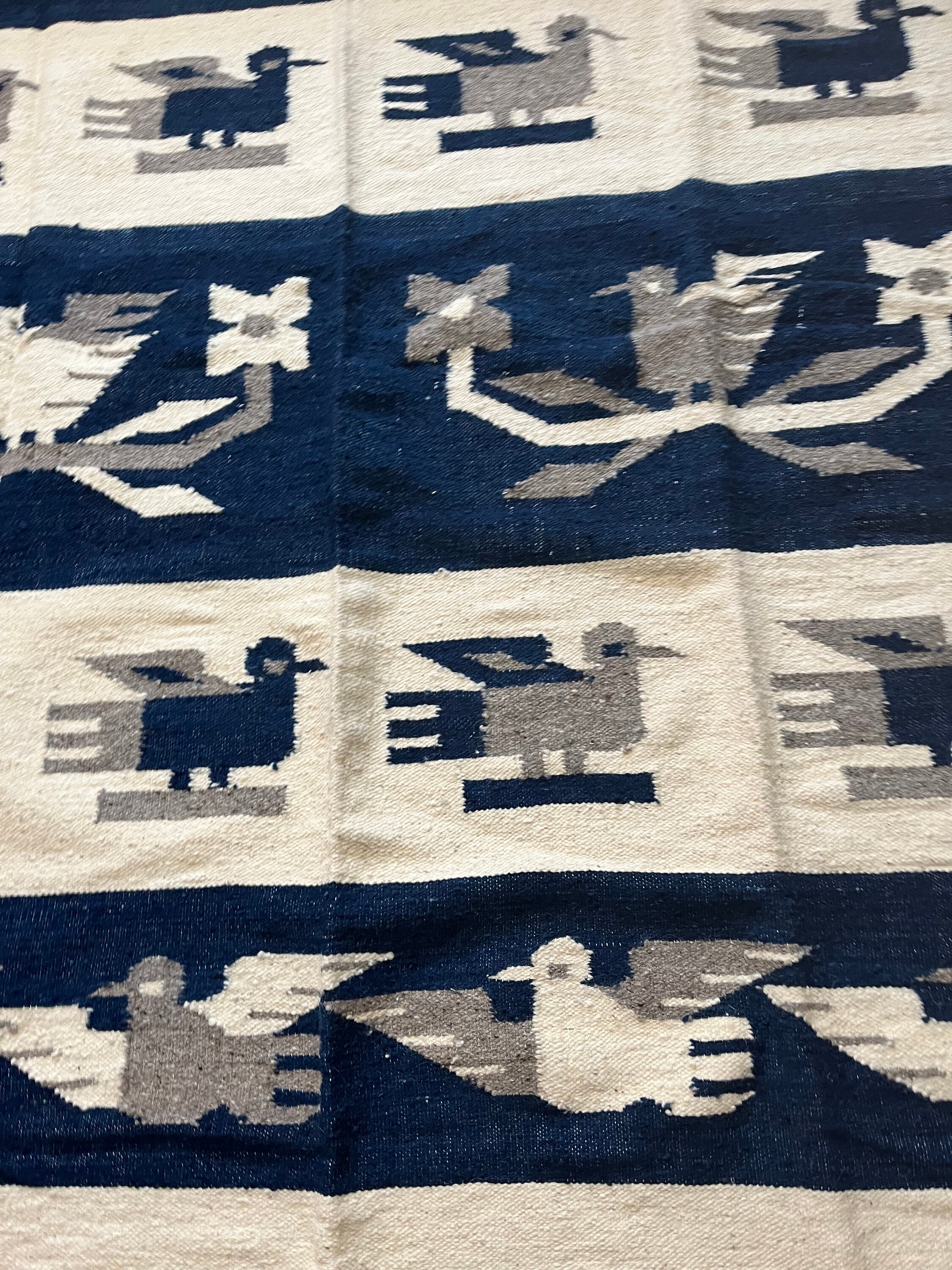 Guatemala MOMOSTENANGO Traditional Wool Rug. Vintage Piece, Mint ...