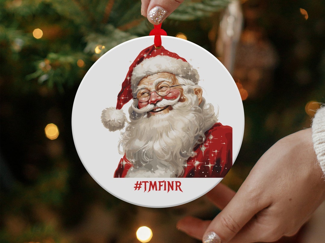 FREE SHIPPING, Tik Tok Memes Christmas Ornament, TMFINR, White Elephant ...