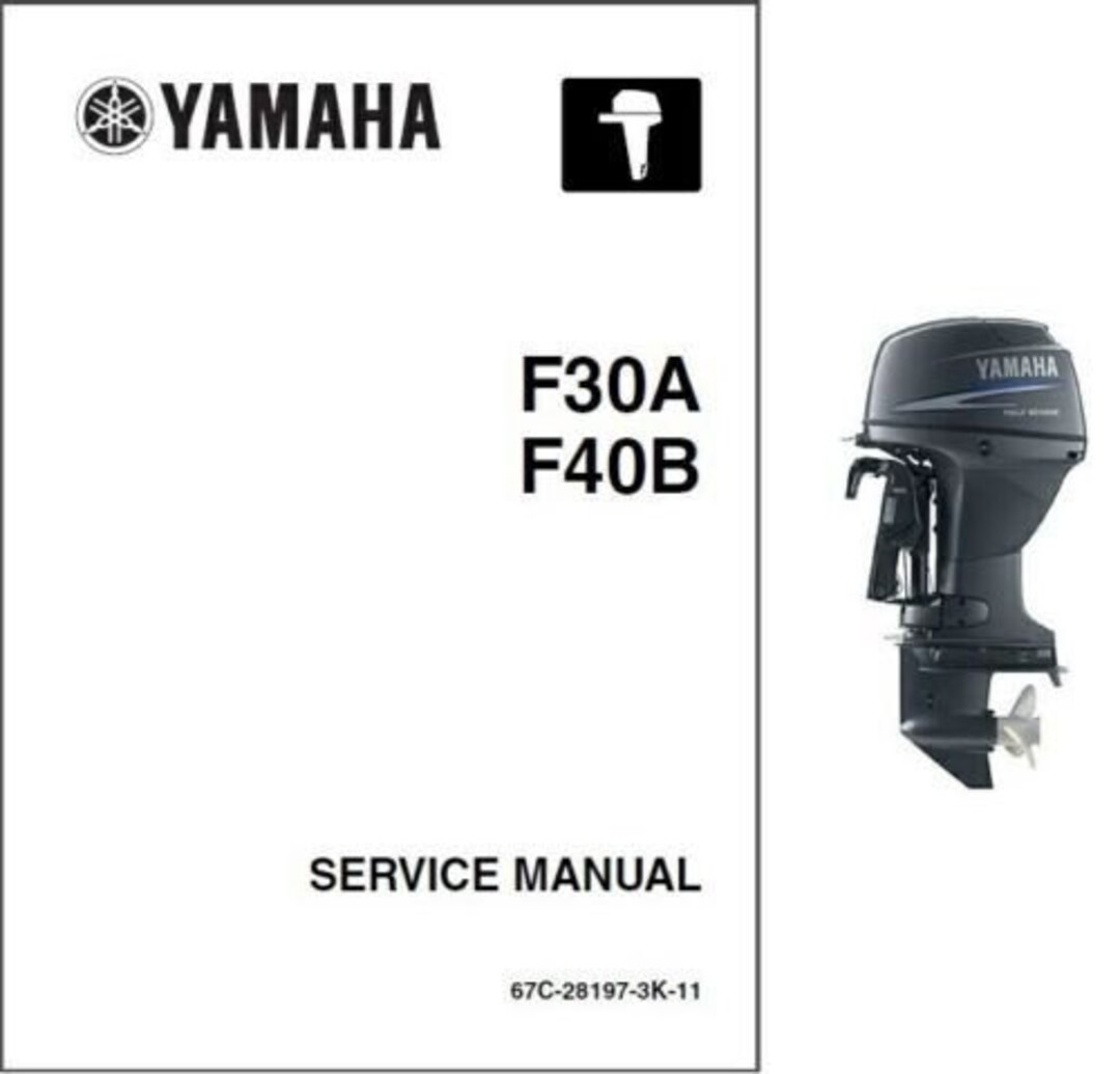 Yamaha F30 / F40 F30A F40B 4-stroke Outboards Service - Etsy