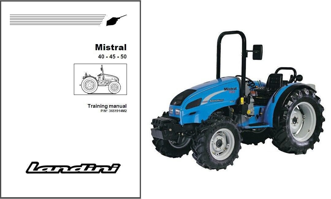 Landini Mistral 40 45 50 Tractor Training Repair Workshop - Etsy