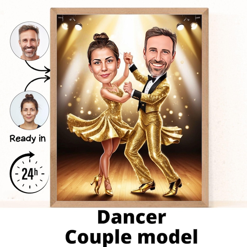Funny Dancing Cartoon - Etsy