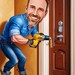 Locksmith Cartoon Portrait | Locksmith Gift | Custom Locksmith ...