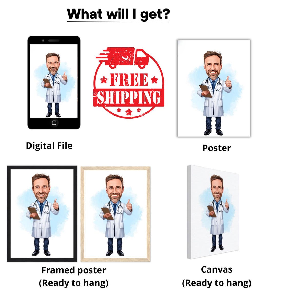 Cartoon Pilot Portrait, Pilot Caricature Gifts, Aviation Gifts ...