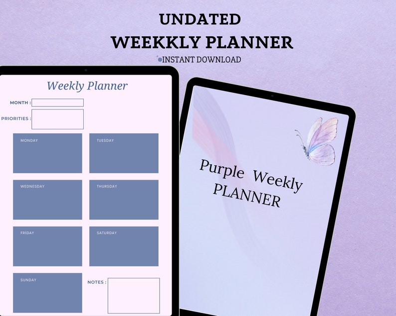 Weekly Planner 2023, Goodnotes Weekly Planner, Digital Planner, to Do ...