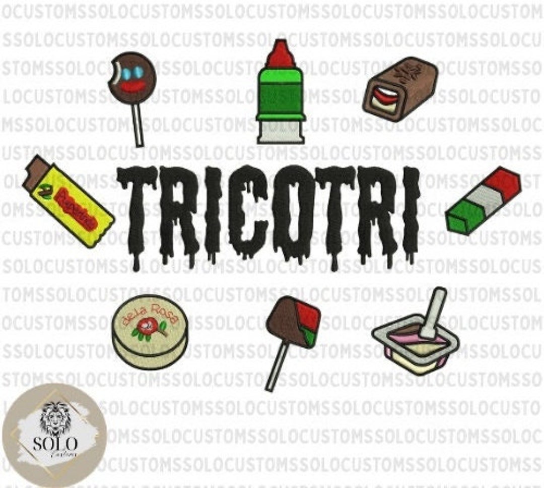 PES Embroidery File, 8x8 , Tricotri, Halloween Embroidery Design, Dia ...