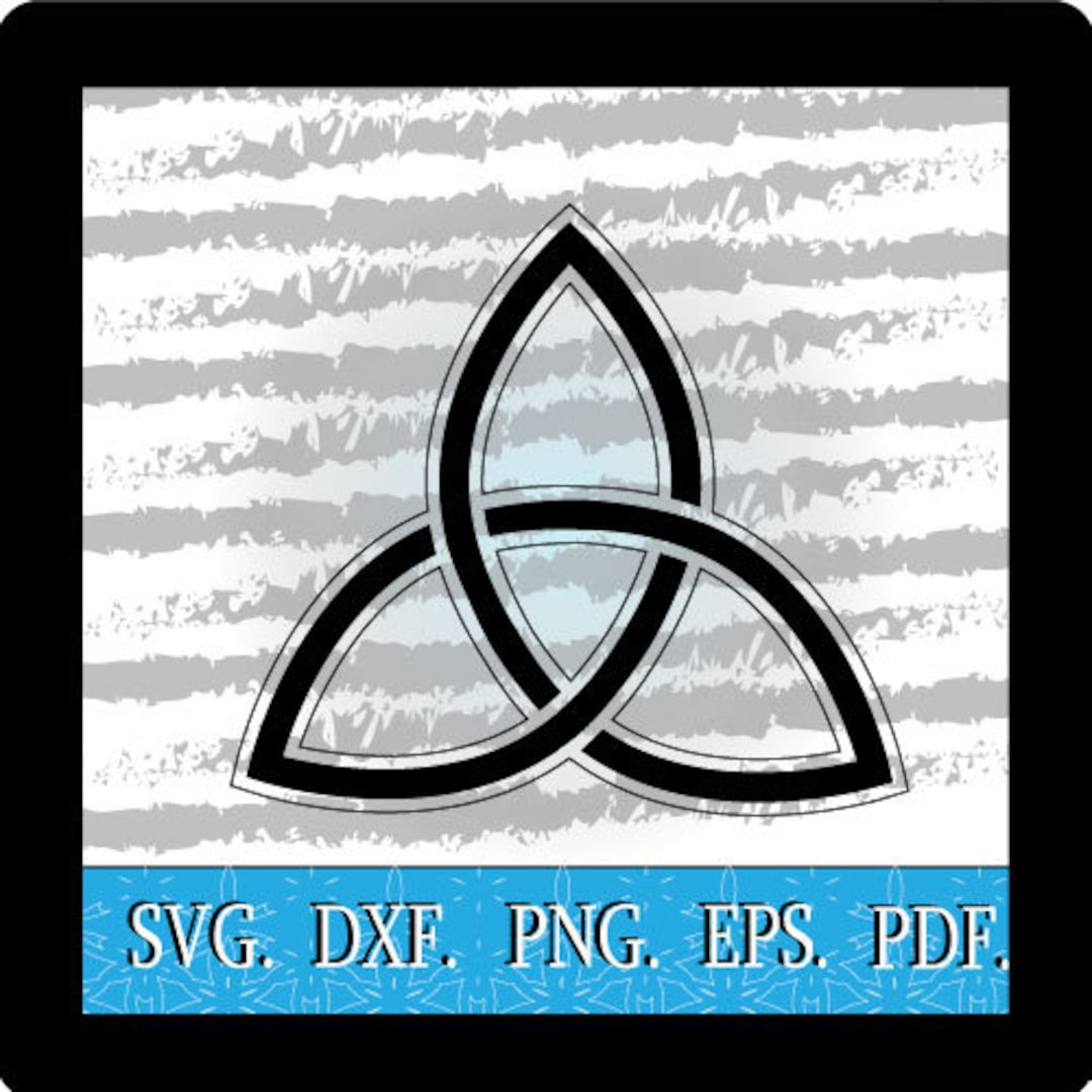 Celtic Trinity Geometry SVG, DXF PNG , Tattoo, Printing, Cutting, Decal ...