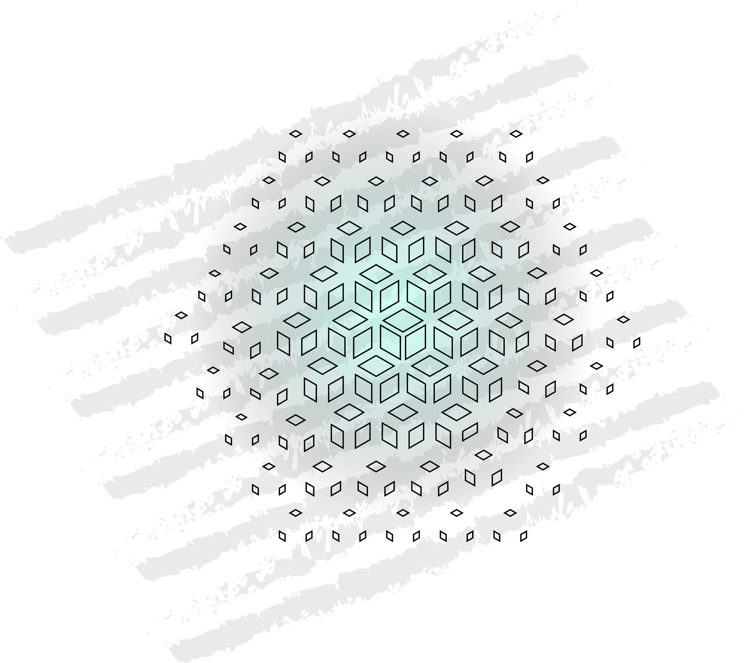 Cube Fractal Geometry Download SVG/DXF/PNG Vector, Cut File, Tattoo ...
