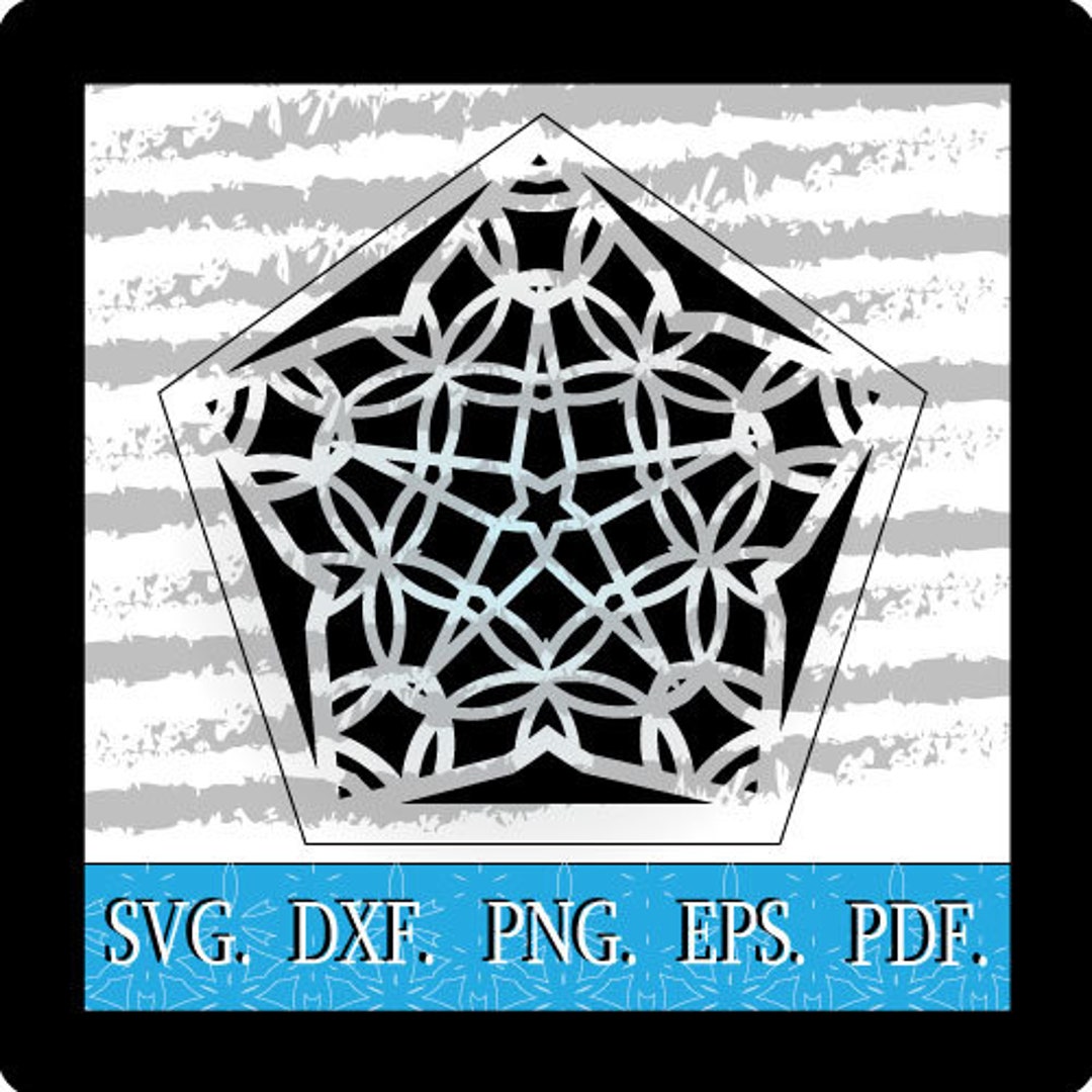 Dodeca Flower of Life Star Pattern SVG, DXF, PNG, Pattern,tattoo ...