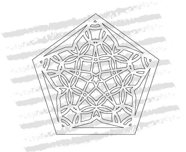 Dodeca Flower of Life Star Pattern SVG, DXF, PNG, Pattern,tattoo ...