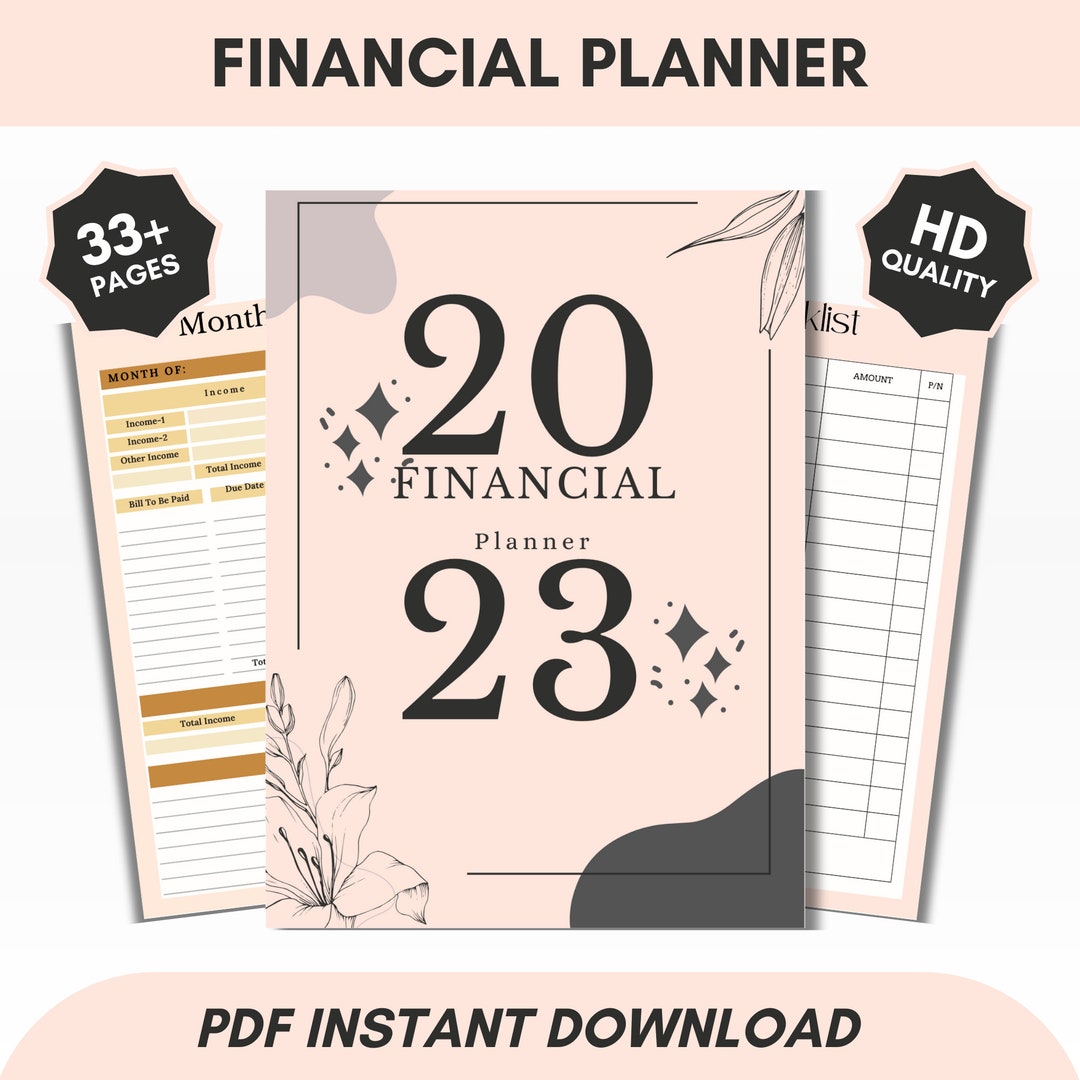 Monthly Budget Planner Printable Income & Expense Tracker - Etsy