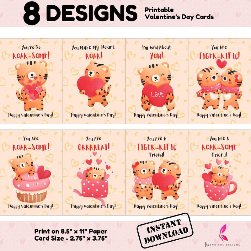 Tiger Valentine - Etsy