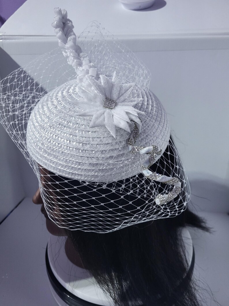 PP Straw Braided Hat Base With Trim Strip - Etsy
