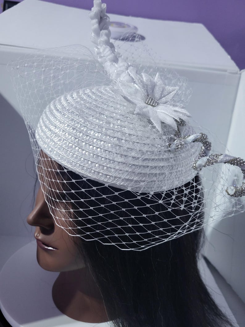 PP Straw Braided Hat Base With Trim Strip - Etsy