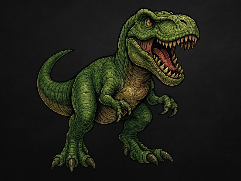T-rex Dinosaur Clipart PNG, Digital Download, Dinosaur Sublimation ...