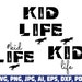 Kid Life Svg, Kid Life Dinosaur Saurus T-rex Svg, Kids Dinosaur Svg Png ...