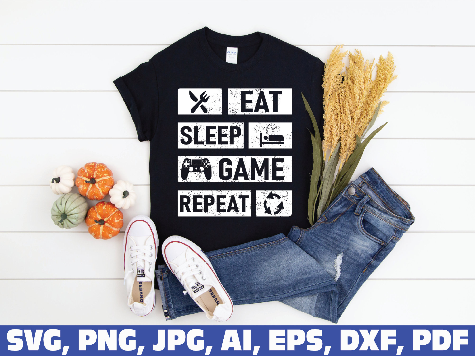 Eat Sleep Game Repeat SVG, Gamer Svg, Video Game Svg, Game Controller ...