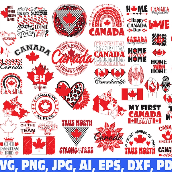 Sign Canada Svg - Etsy Canada