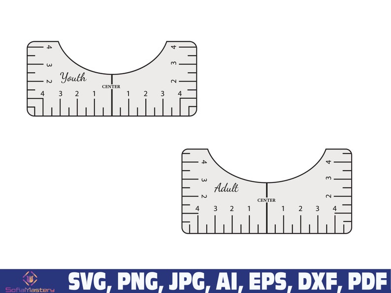 T-shirt Alignment Tool Svg, Tshirt Ruler SVG Bundle, T-shirt Alignment ...