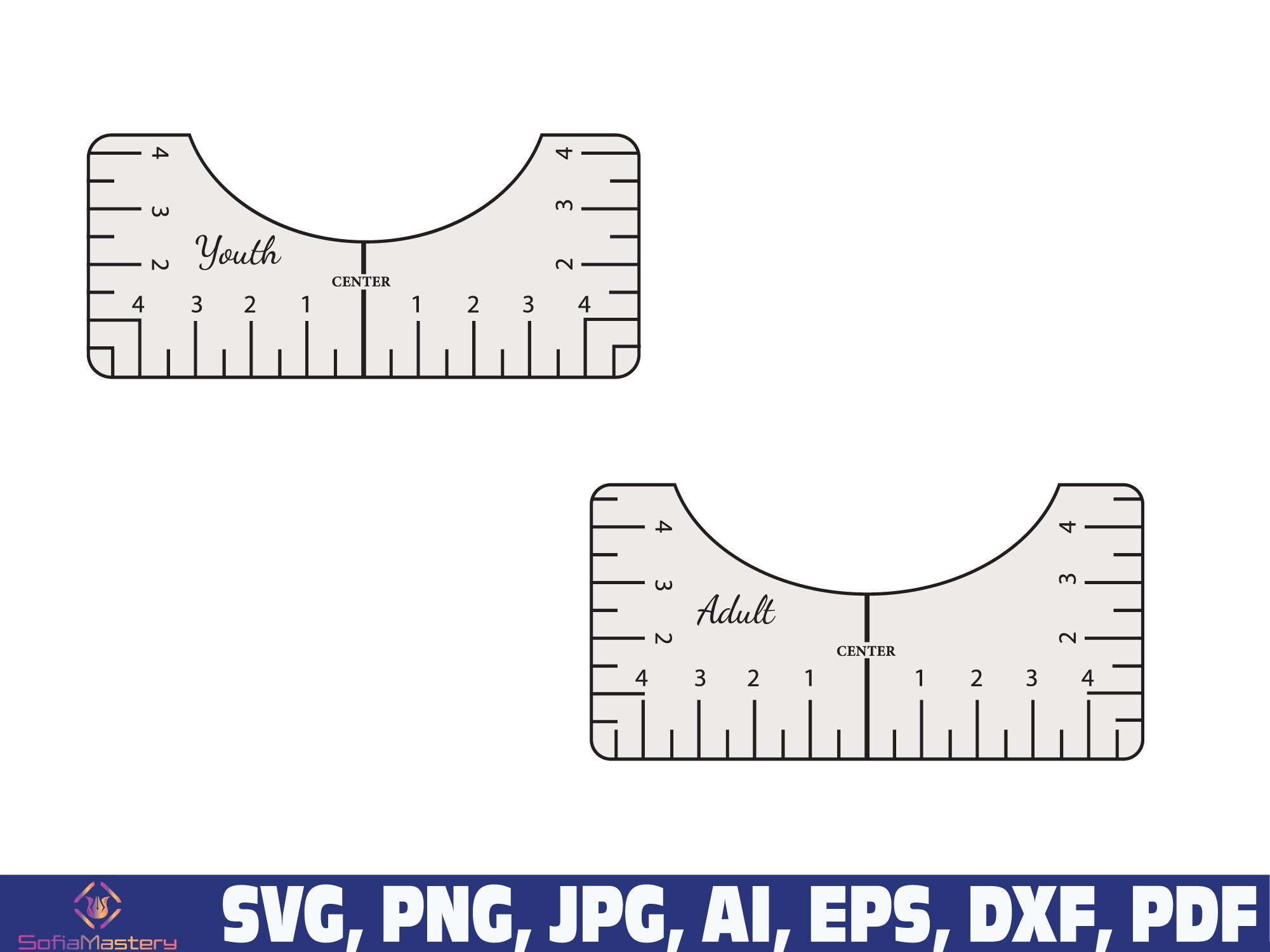 T-shirt Alignment Tool Svg, Tshirt Ruler SVG Bundle, T-shirt Alignment ...